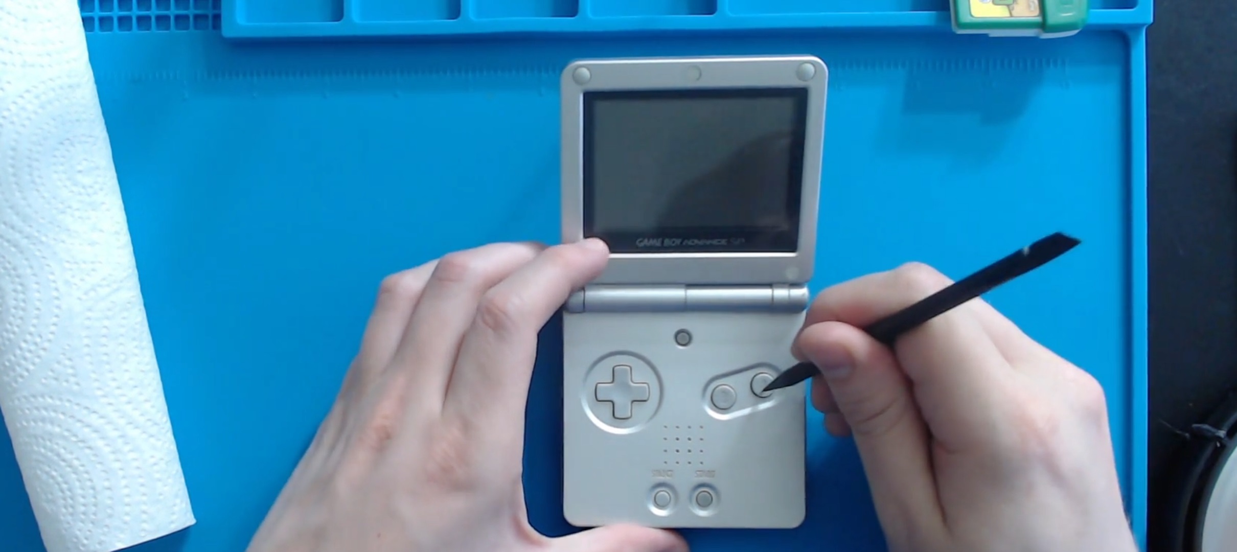 My Gaming Junk Pile, Repair To-dos and Cleaning a GBA SP - One ...